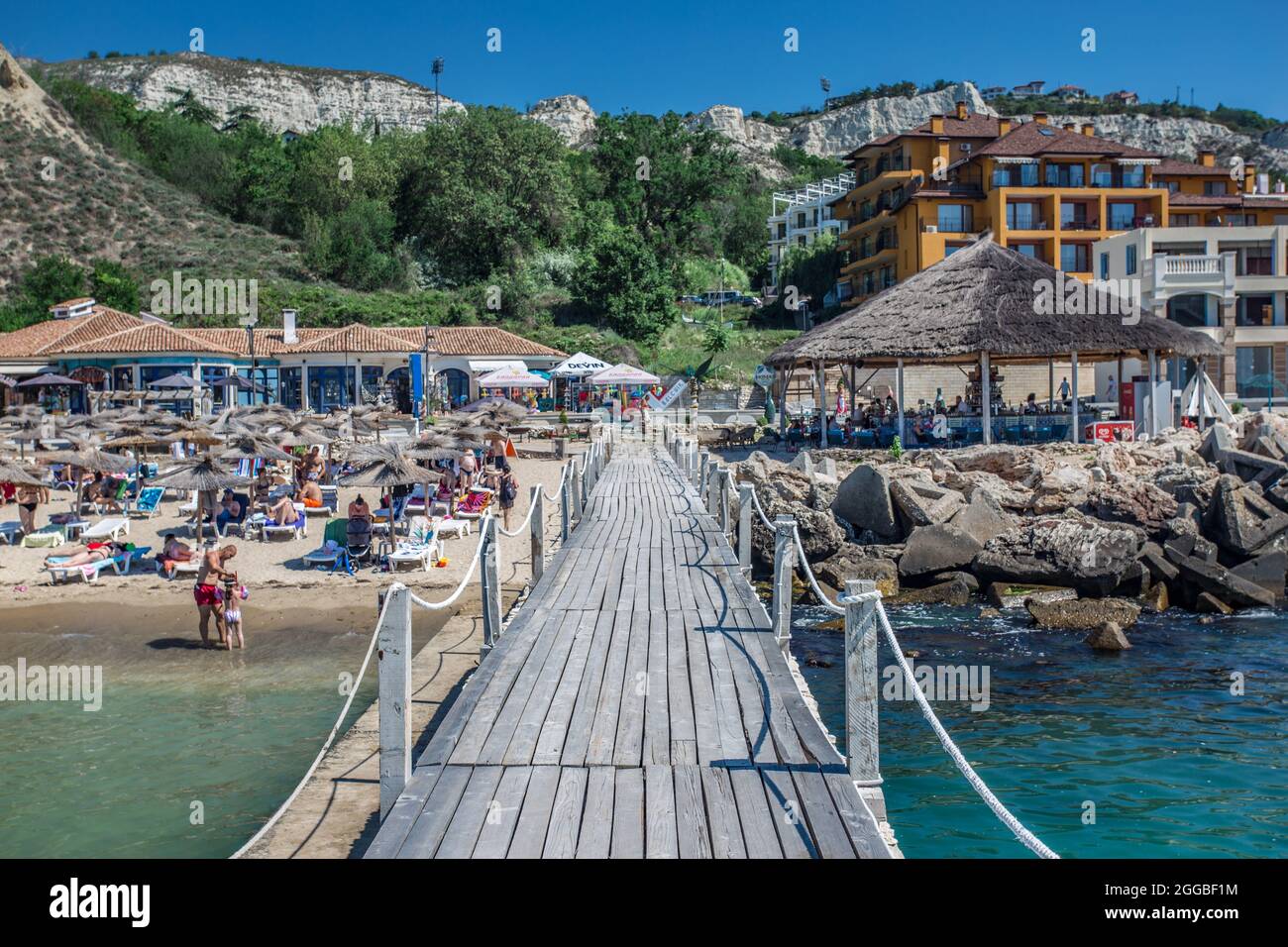 BALCHIK, BULGARIA - May 28, 2020: Amazing view from Balchik, Bulgaria ...