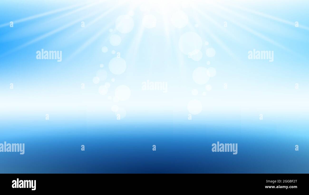 Shining Sun Rays Elegant Banner Copy Space Vector Stock Vector Image ...