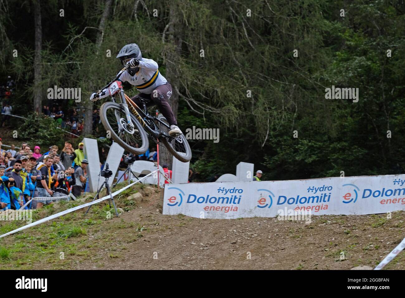 Commezzadura, Italy. 29th Aug, 2021. (33) - Michael Hannah (Australia) during UCI MTB World ...