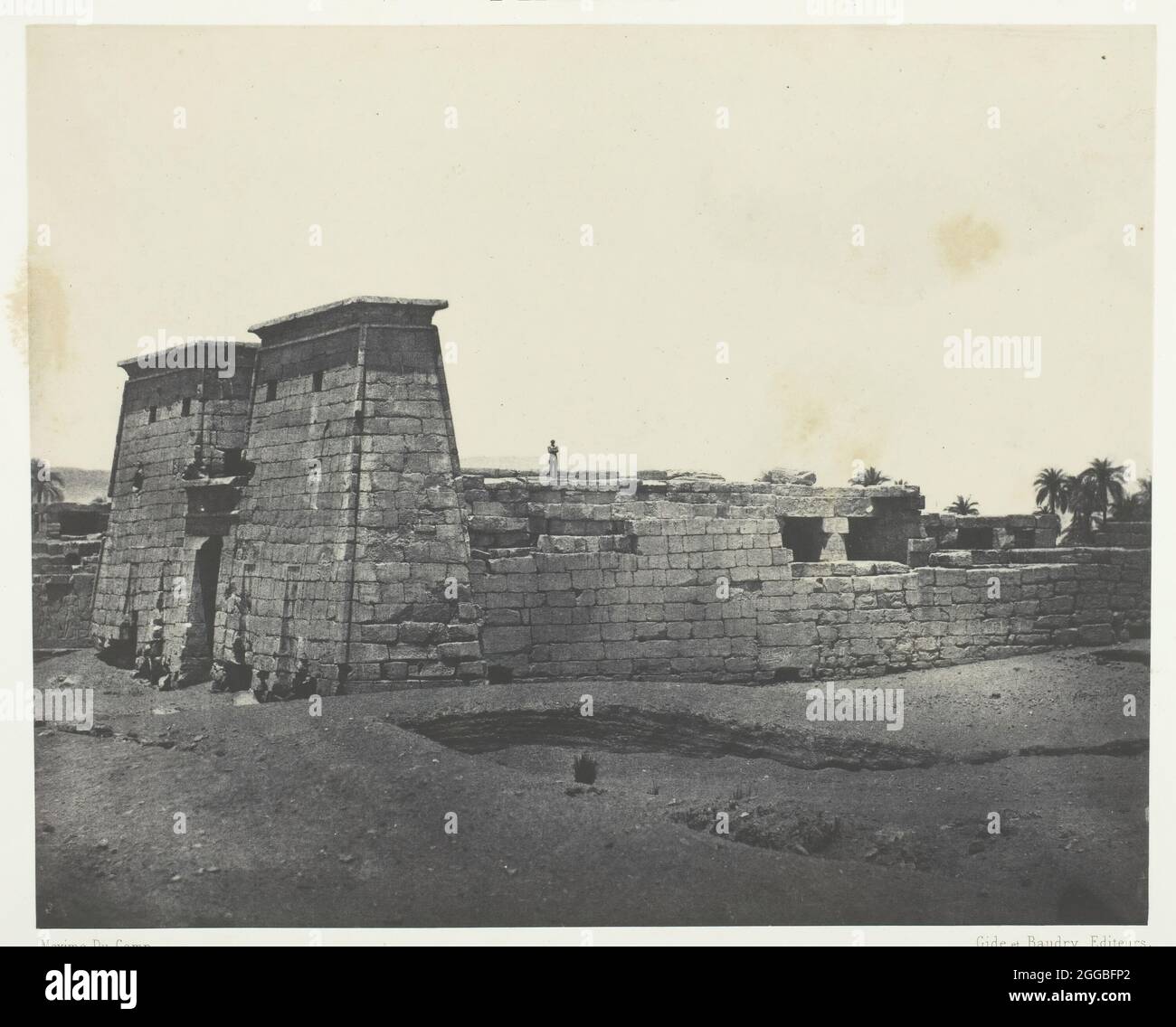 Karnak, Temple de Khons; Thèbes, 1849/51, printed 1852. A work made of ...