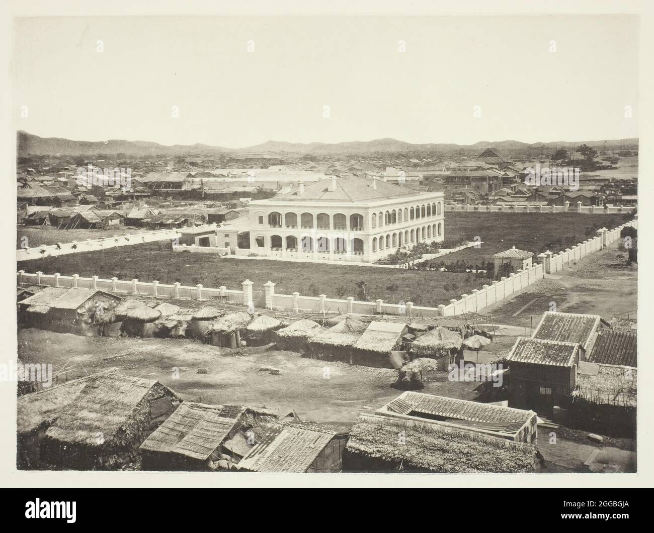The Old Factory Site, Canton, c. 1868. A work made of collotype, pl ...