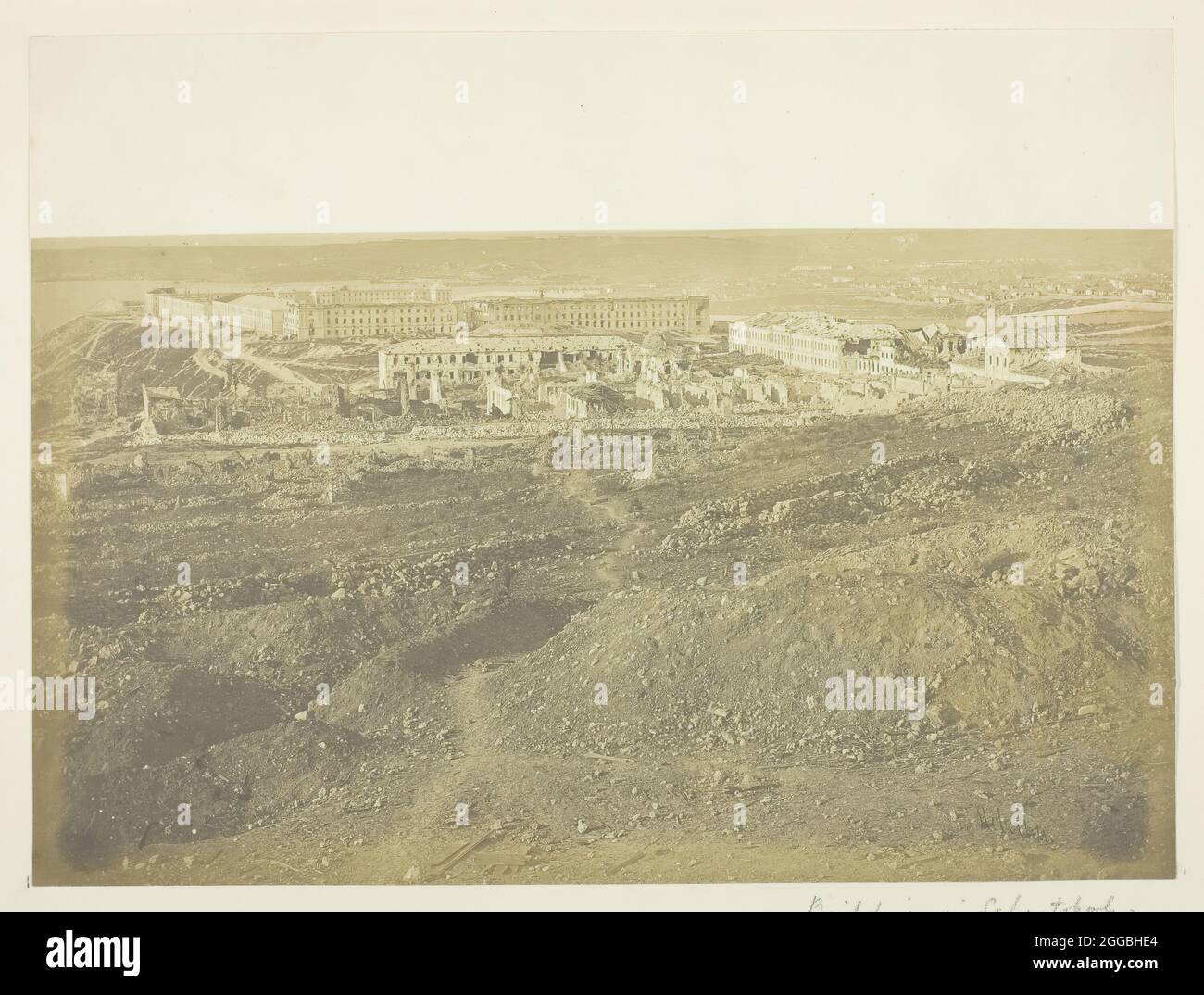 Buildings in Sebastopol, View Taken from the Redan, 1855. Scene from ...