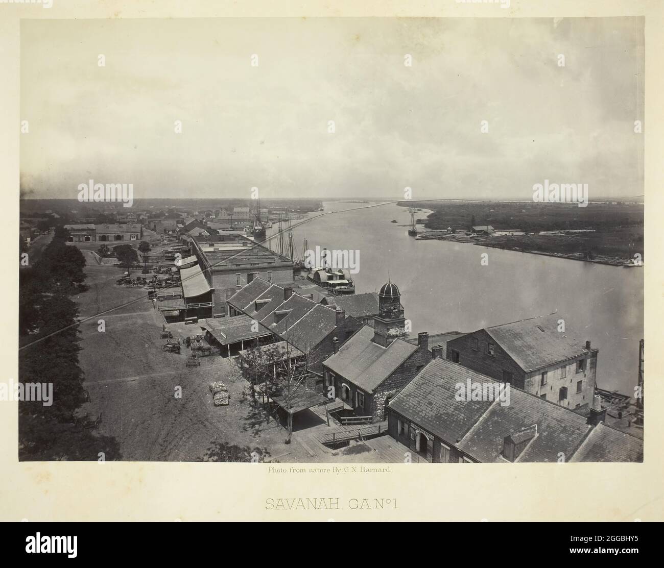 Savannah, GA, No. 1, 1866. Albumen print, plate 49 from the album ...