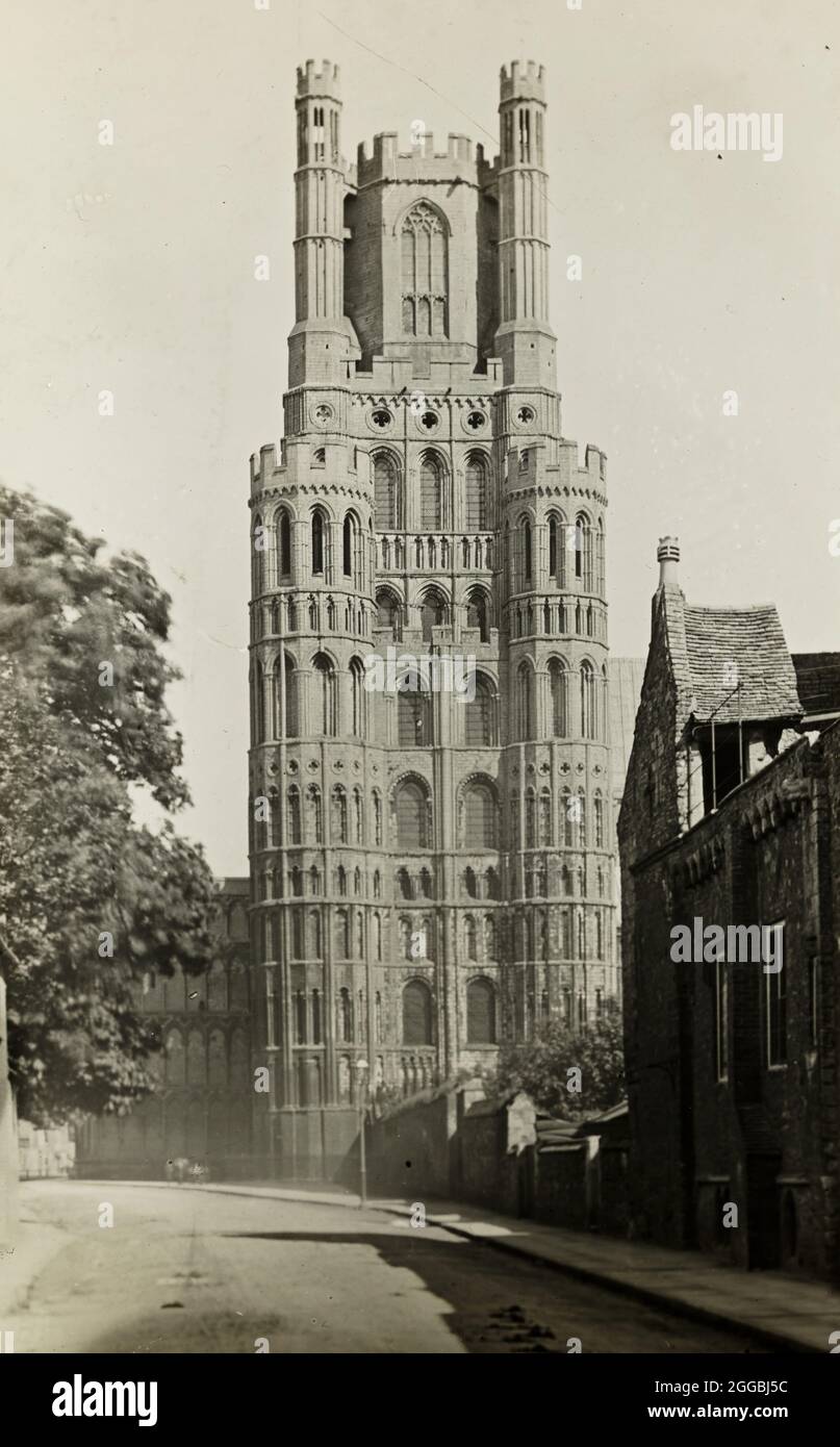 Ely cathedral west tower hi-res stock photography and images - Alamy