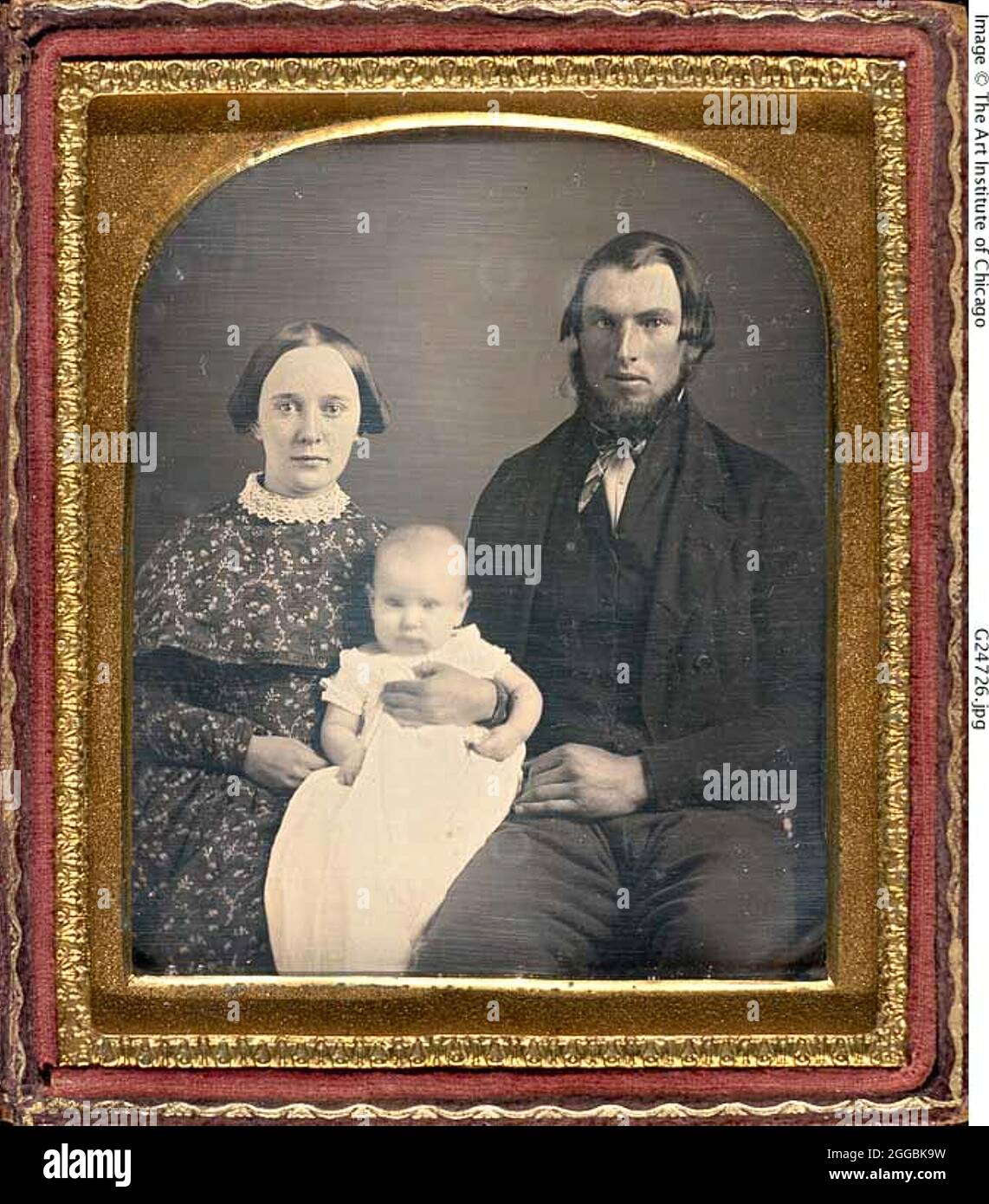 The Ward Family, c. 1852. A work made of daguerreotype Stock Photo - Alamy