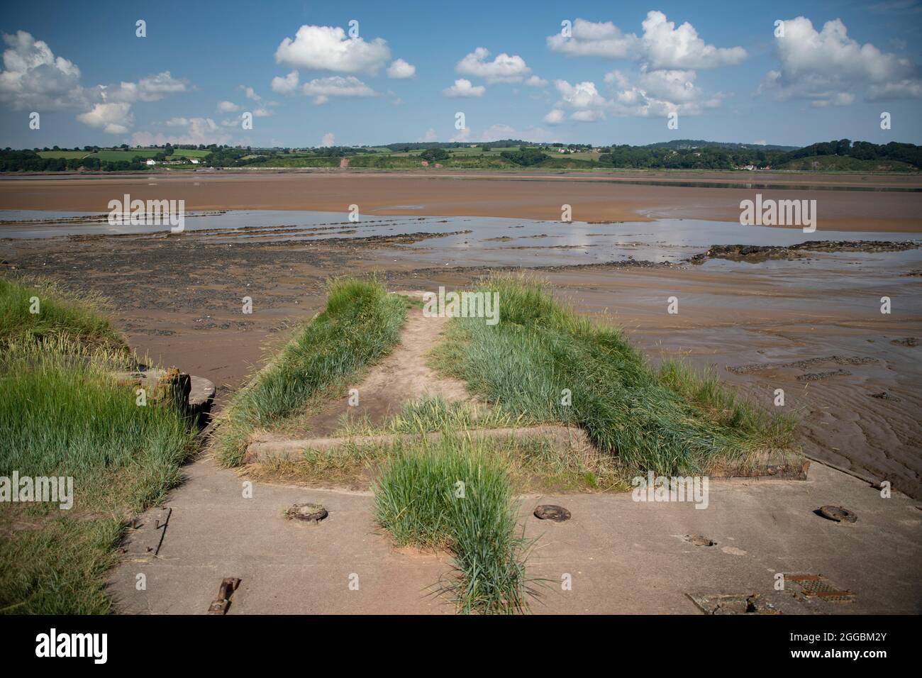 Slimbridge and Sharpness Canal Stock Photo - Alamy