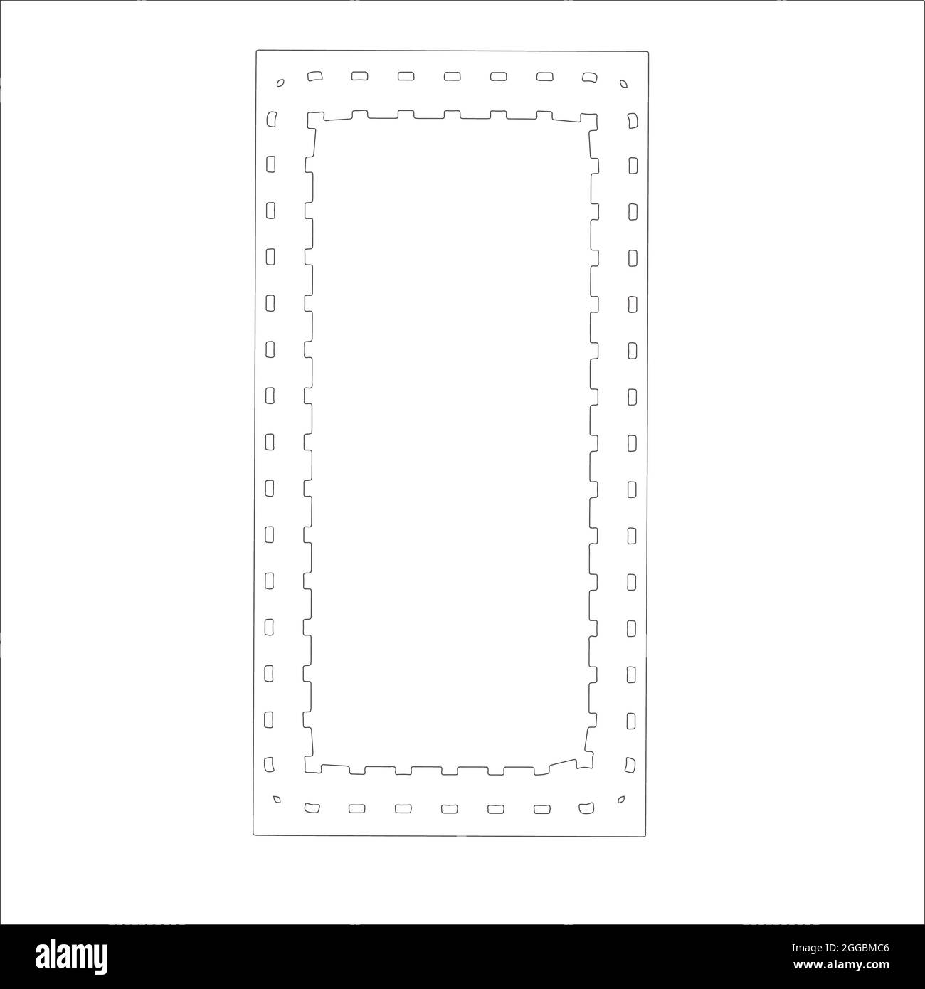 Decorative line art frames for design template. Elegant element for ...