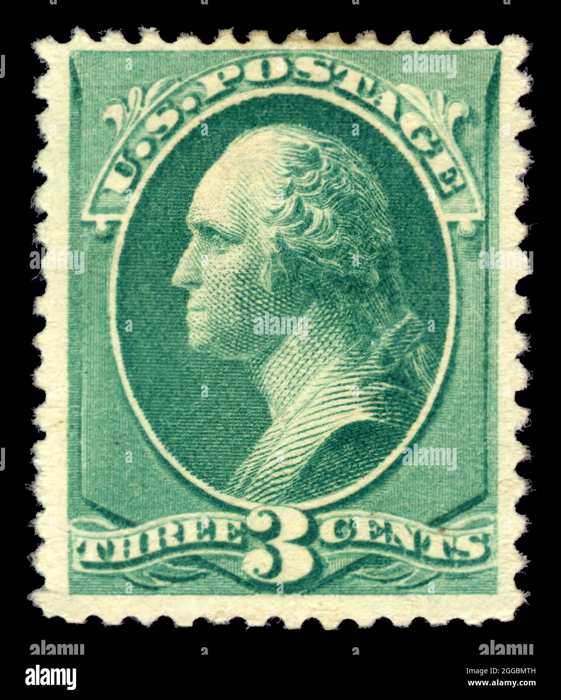 George washington profile side view hi-res stock photography and images ...