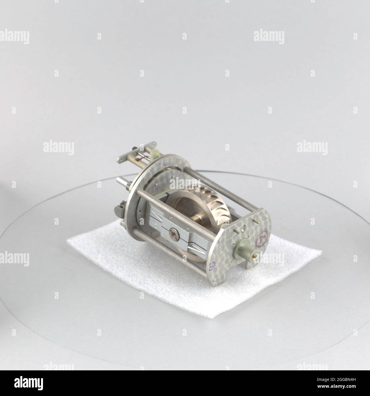 2-5/8in. diameter; air-driven gyro attached to spring-restrained frame ...