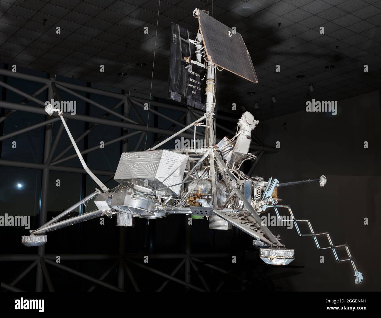 An engineering model, S-10, used for thermal control tests. It was ...