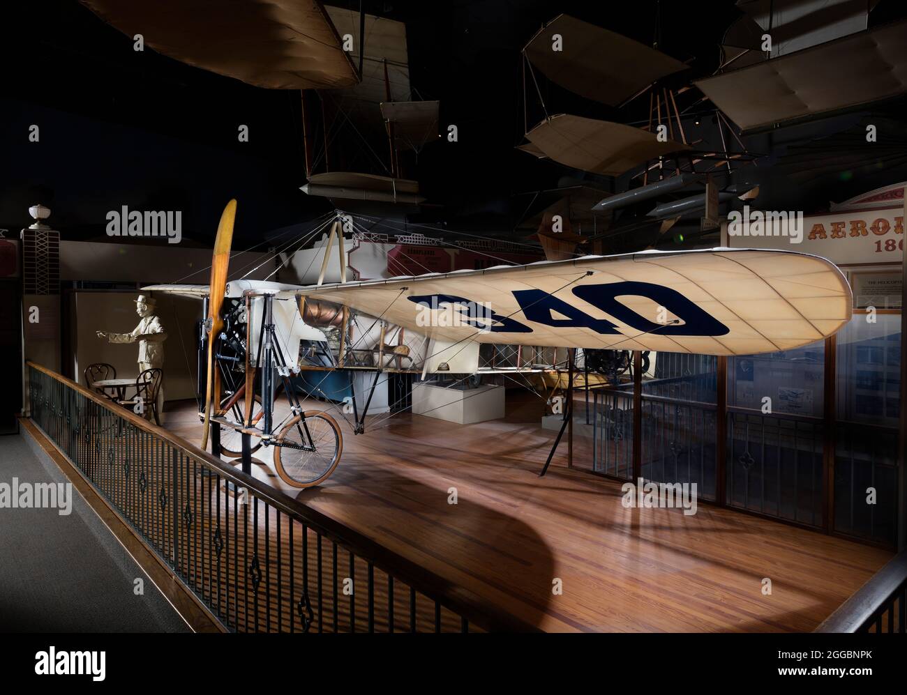 Tractor monoplane with one 50-horsepower Gnome seven-cylinder rotary ...