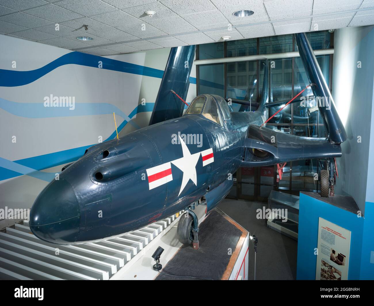 First All Jet Aircraft Carrier Based Fighter Plane Single Seat Twin