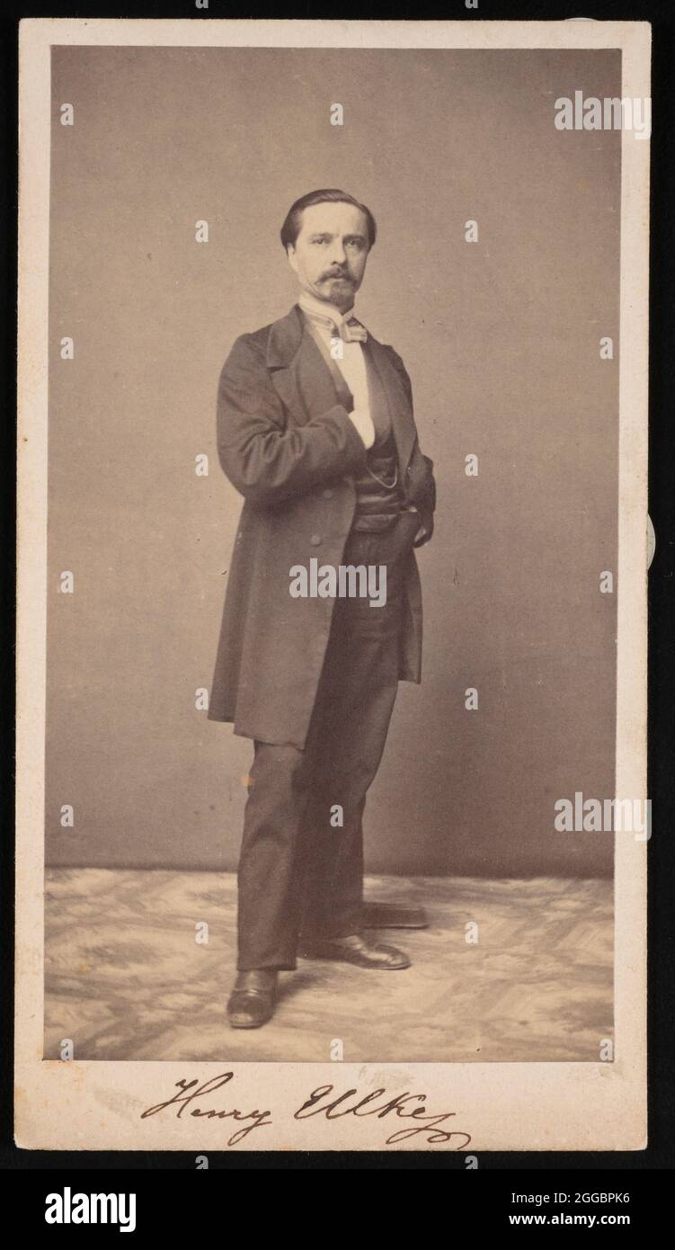 Portrait of Henry Ulke (1821-1910), Circa 1860s/1870s Stock Photo - Alamy