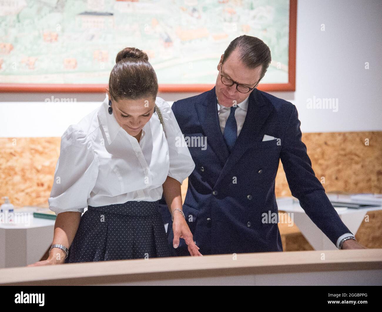 The Crown Princess Victoria of Sweden and Prince Daniel visit ...