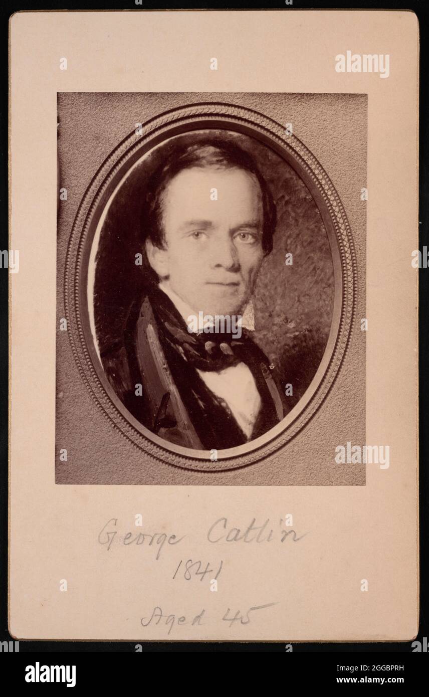 George catlin portrait hi-res stock photography and images - Alamy