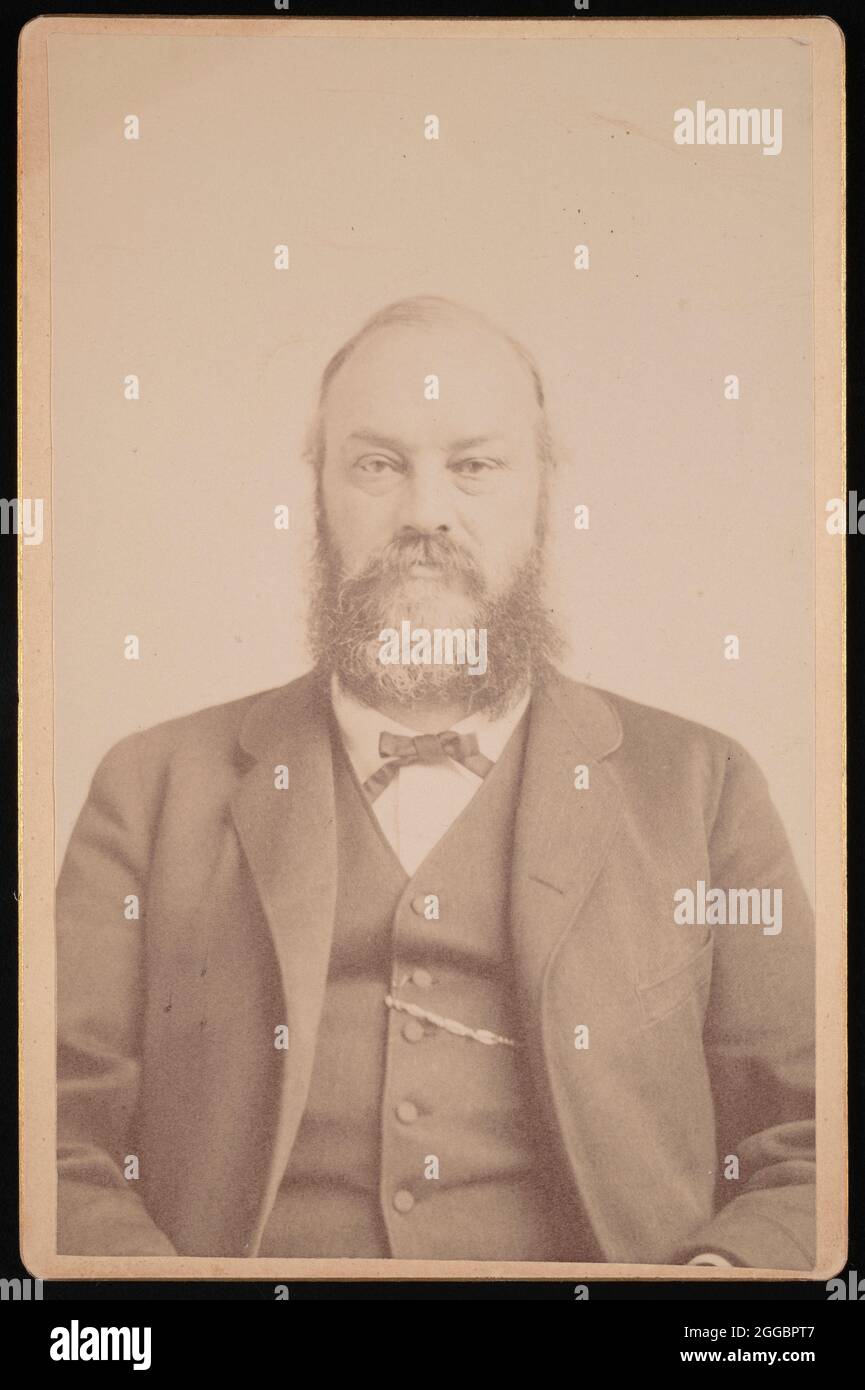 Portrait of William Henry Brewer (1828-1910), Before 1885 Stock Photo ...