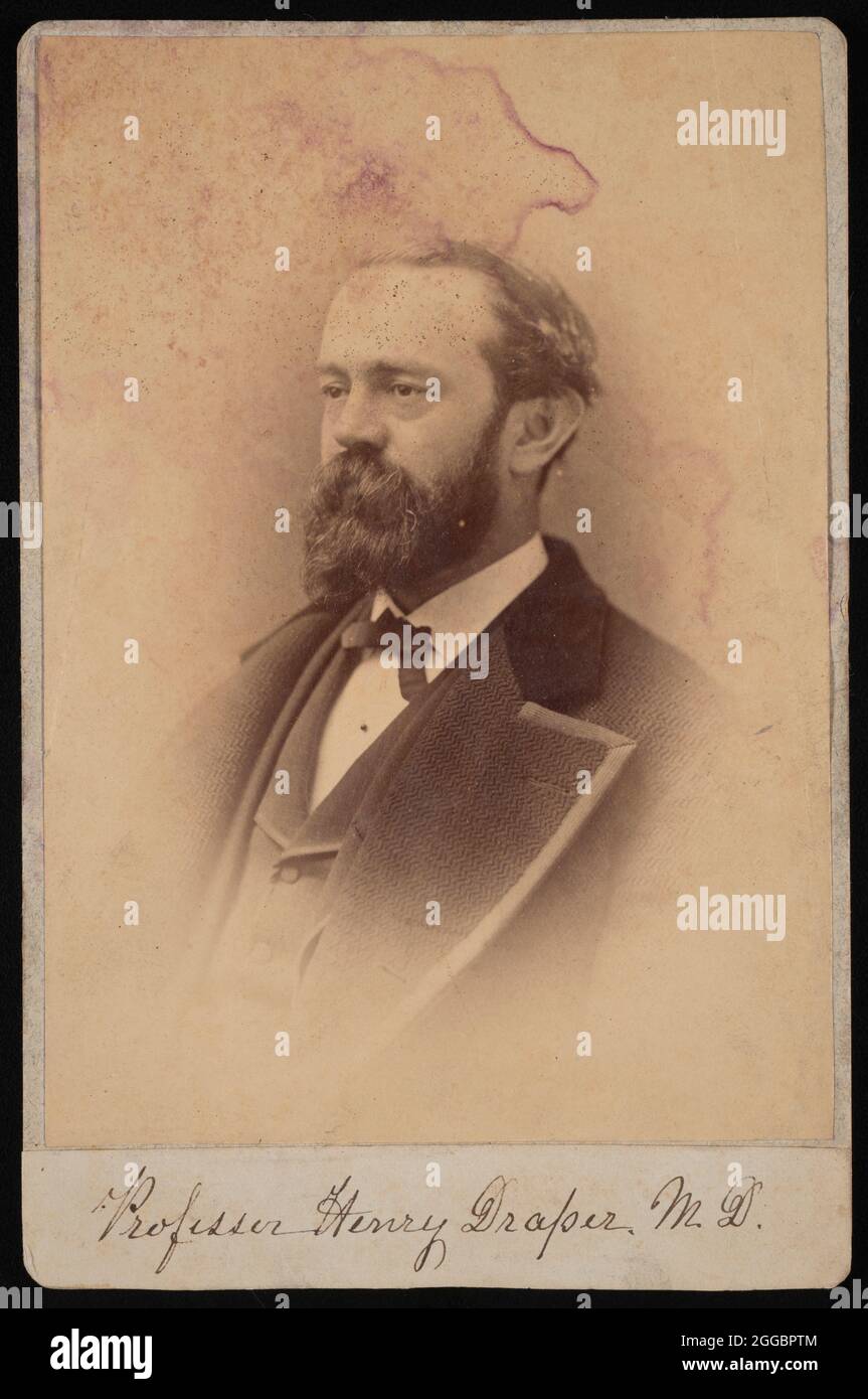 Henry draper 1837 1882 hi-res stock photography and images - Alamy