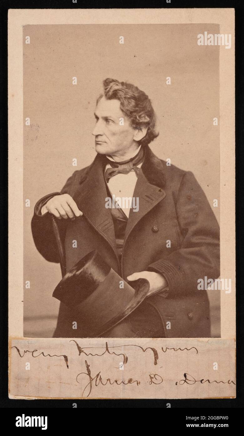 Portrait of James Dwight Dana (1813-1895), Before 1895 Stock Photo - Alamy
