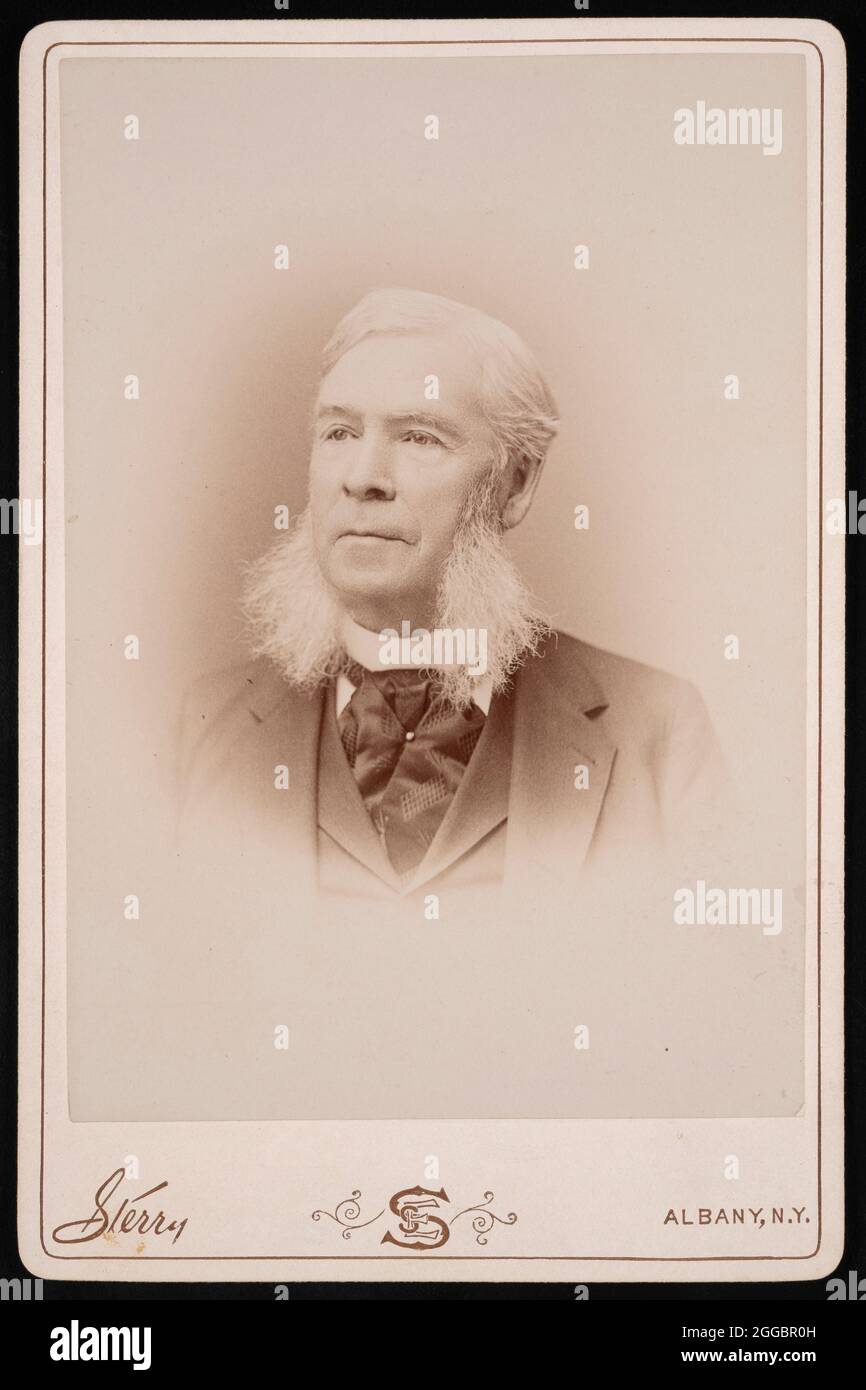 Portrait of Mr. Carpenter, age 80, Before 1900 Stock Photo - Alamy