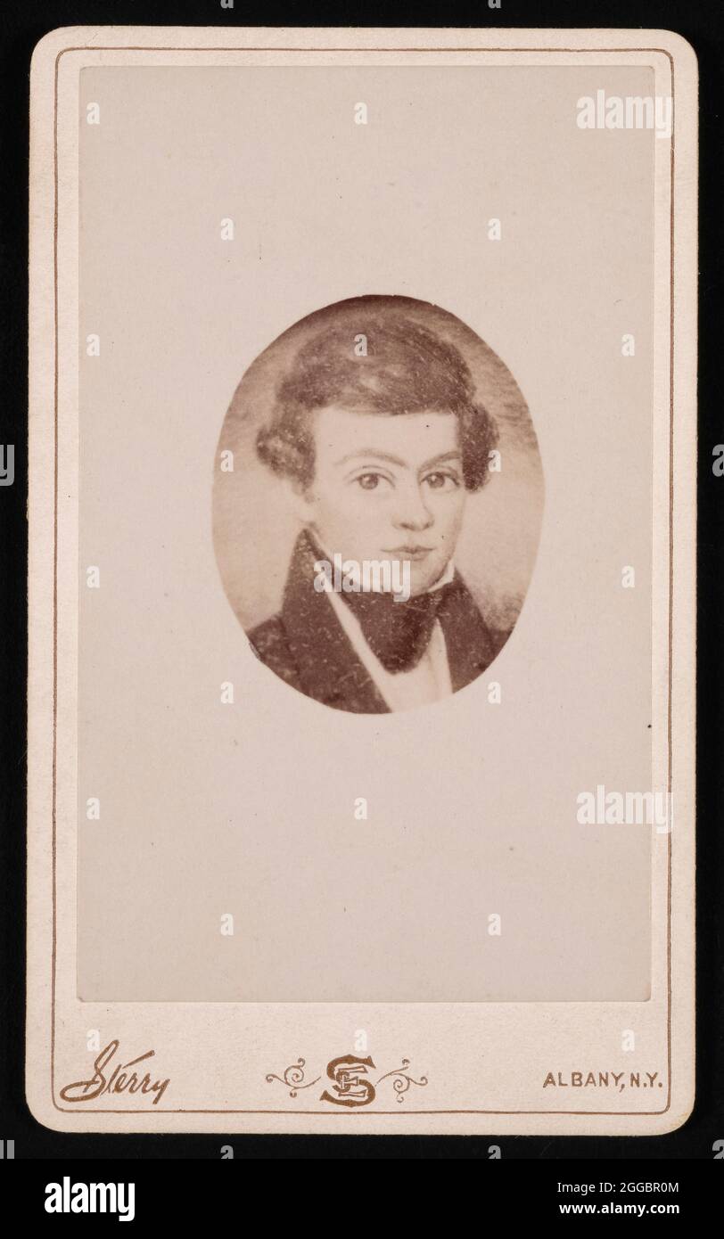 Portrait of Mr. Carpenter, age 9, Before 1900 Stock Photo - Alamy