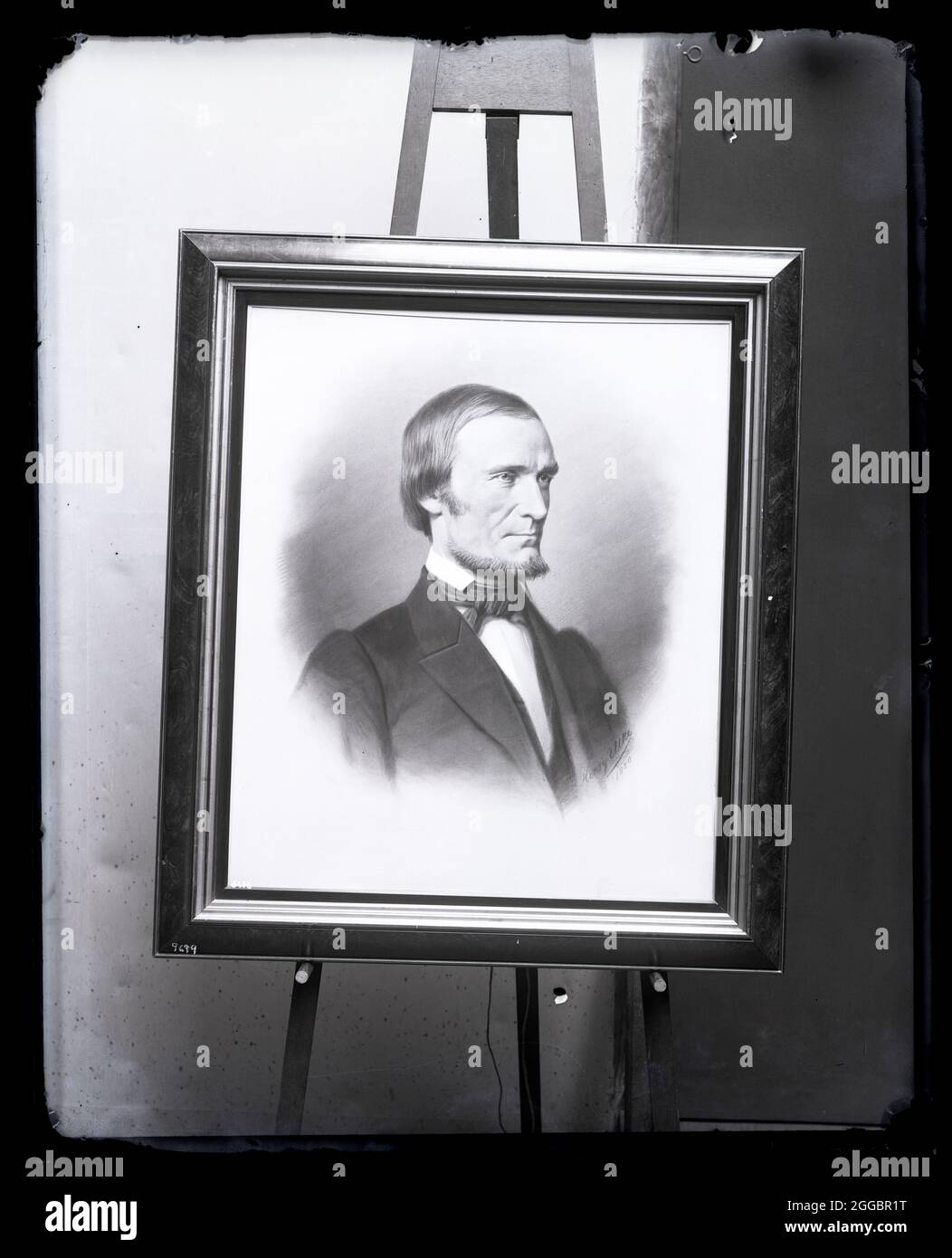 Portrait Painting of Fielding Bradford Meek (1817-1876), 1880s ...