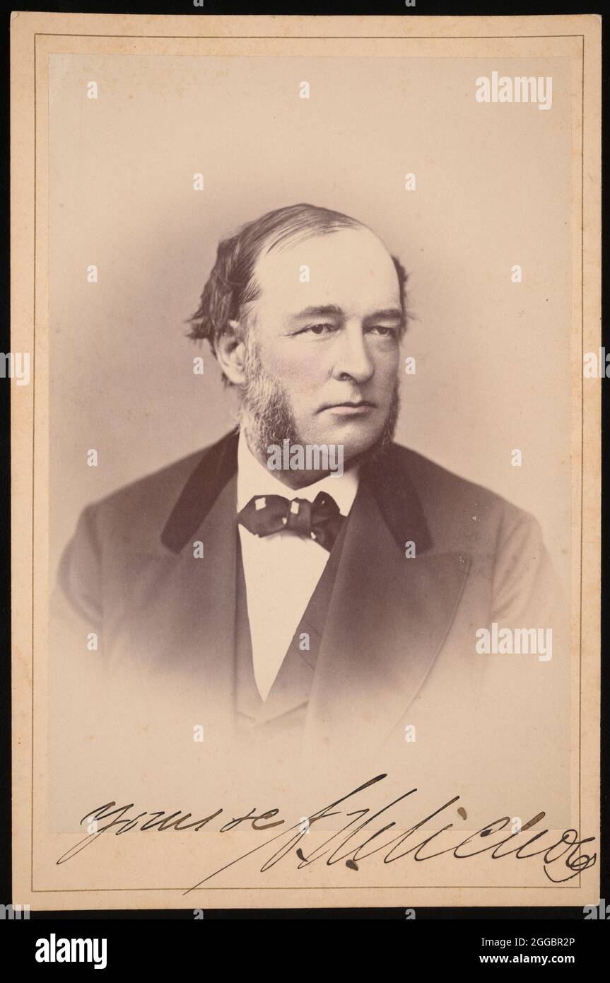 Portrait of Charles Henry Nichols (1820-1889), 1872 Stock Photo - Alamy