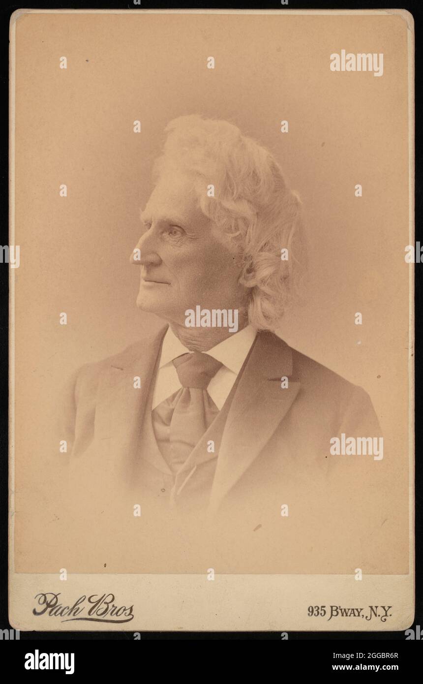 Portrait of James Dwight Dana (1813-1895), February 1895 Stock Photo ...