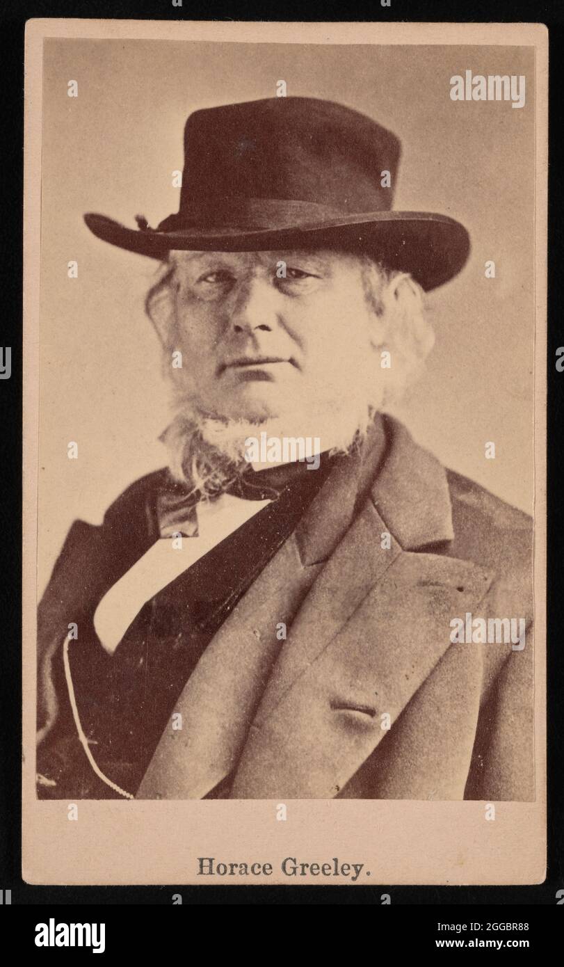 Horace greeley portrait hi-res stock photography and images - Alamy