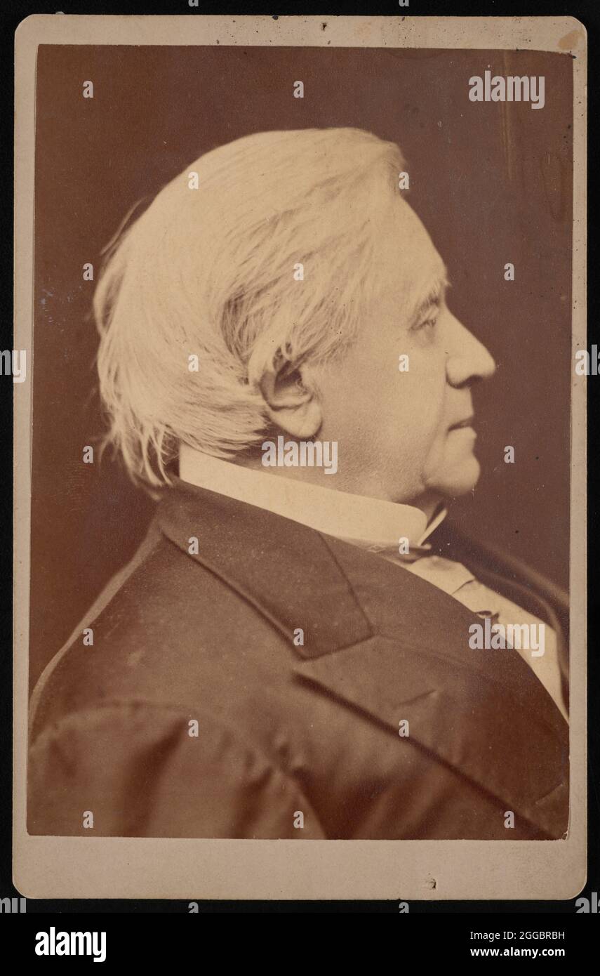 Portrait of Joseph Henry (1797-1878), December 1875 Stock Photo - Alamy