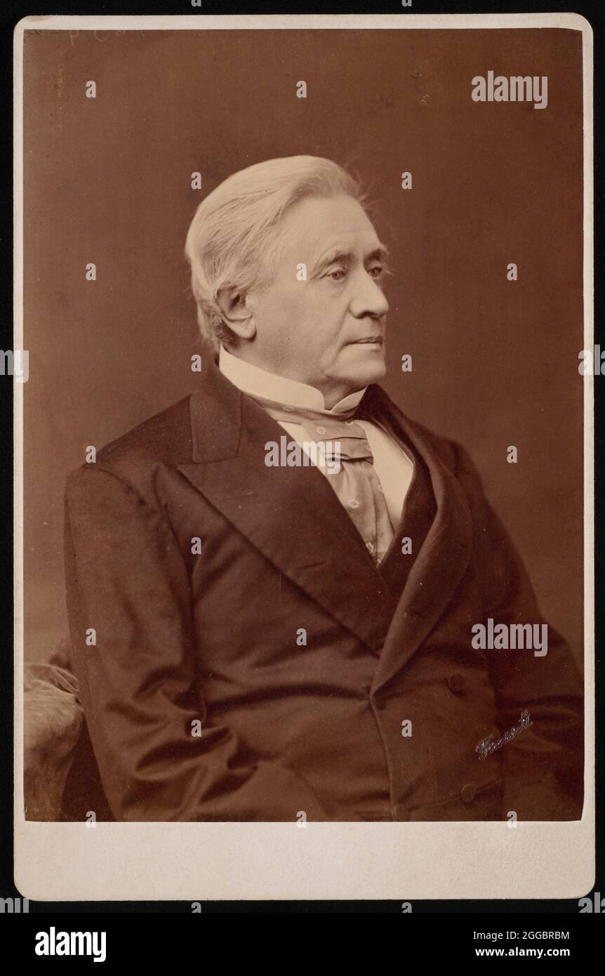 Portrait of Joseph Henry (1797-1878), December 1875 Stock Photo - Alamy