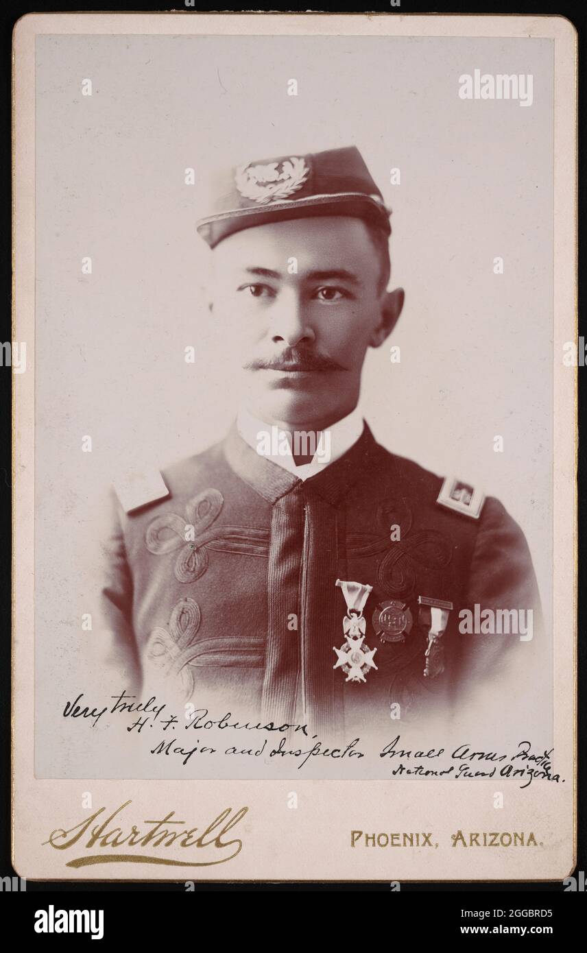 Portrait of Major Herbert Fulwiler Robinson (1865-1956), Between 1893 ...