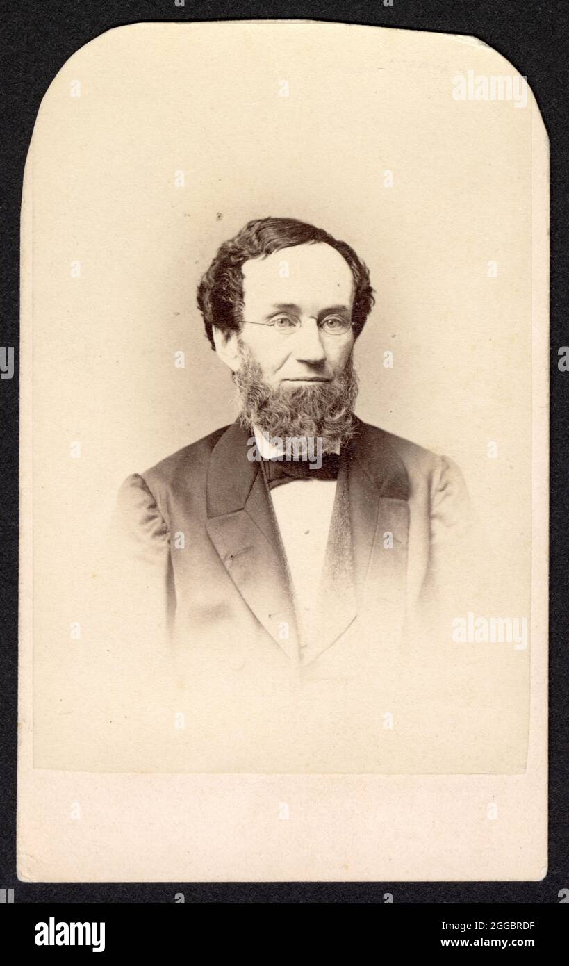 Portrait of Unidentified Man, Circa 1860s Stock Photo - Alamy