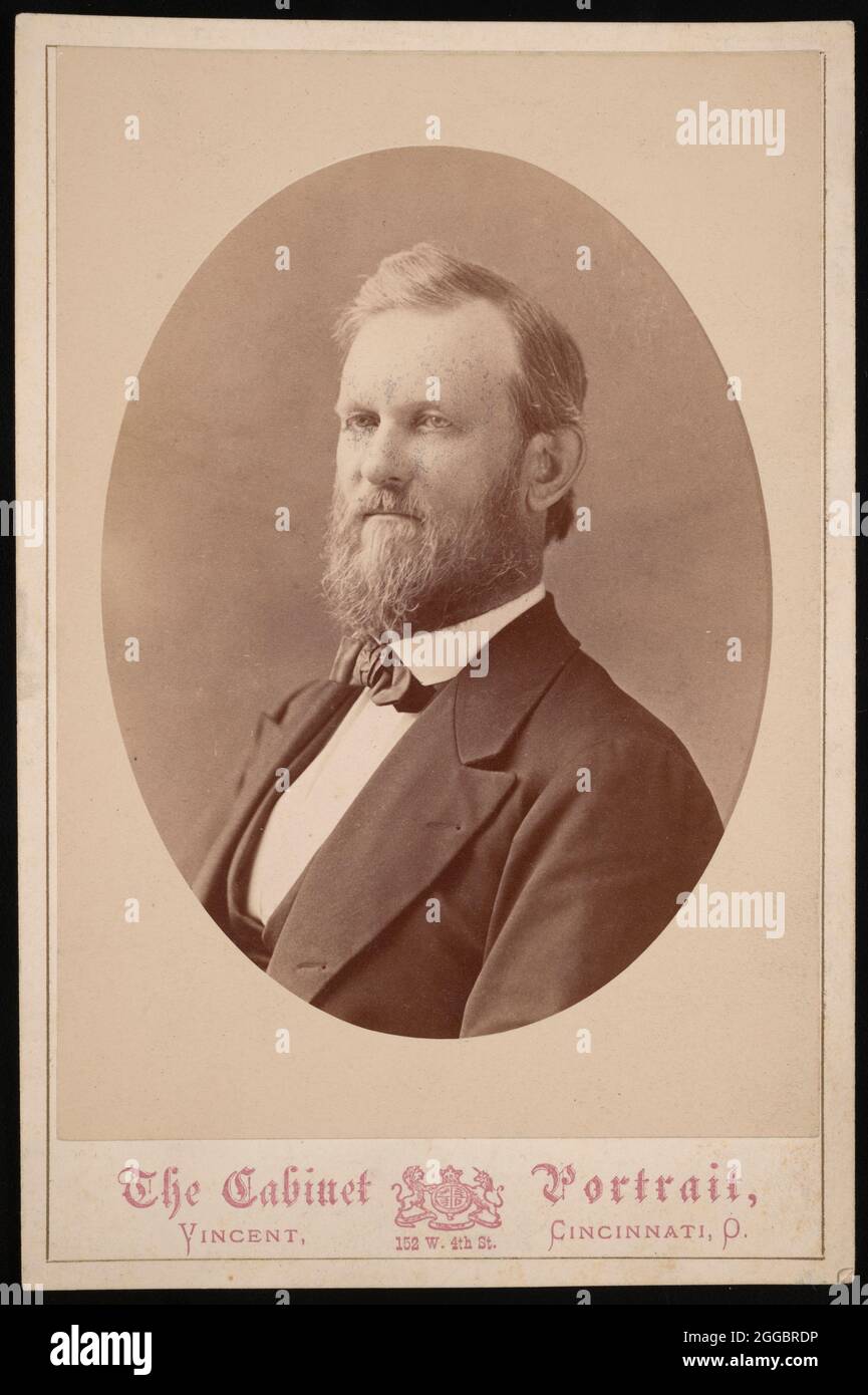 Portrait of J.H. White, Between 1874 and 1881 Stock Photo - Alamy