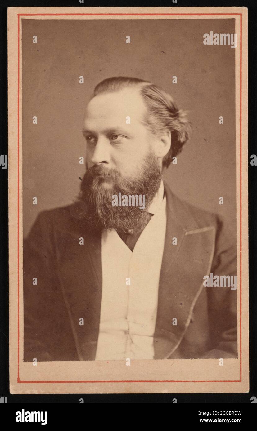 Portrait of Dr. Henry Maudsley (1835-1918), Between 1873 and 1876 Stock ...