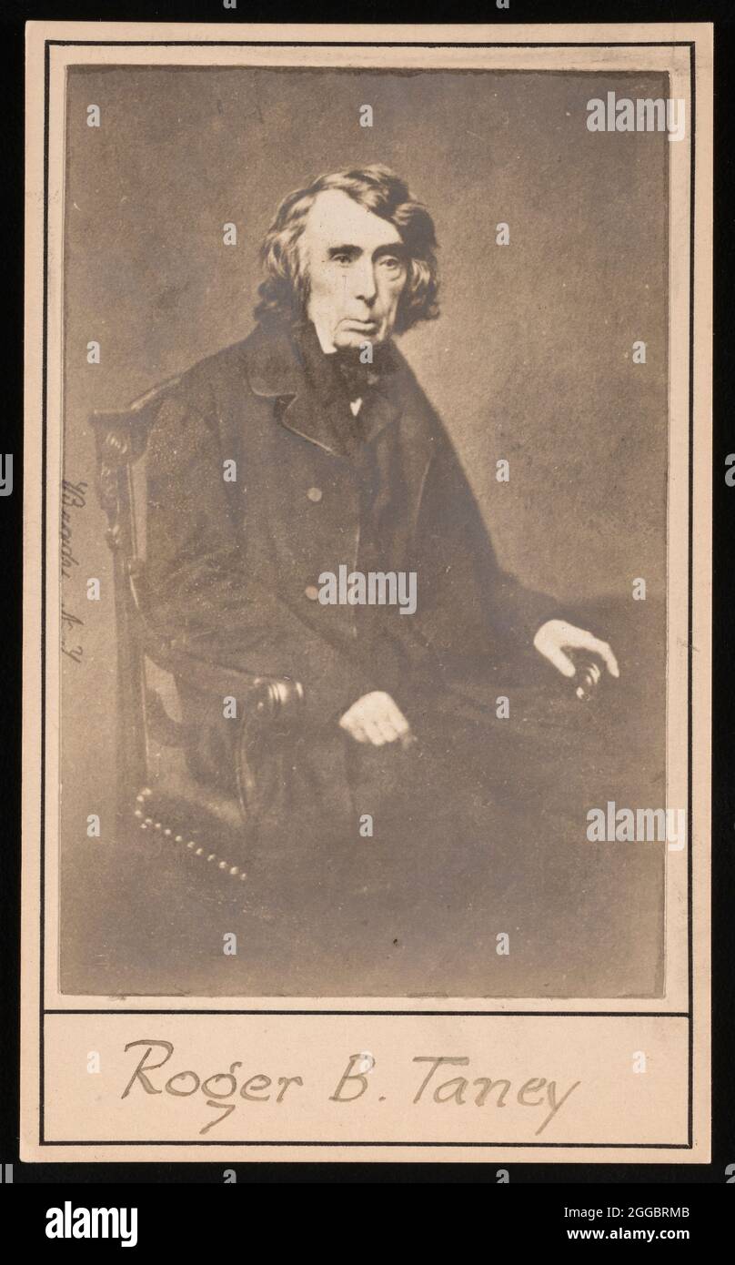 Chief justice roger b taney hi-res stock photography and images - Alamy