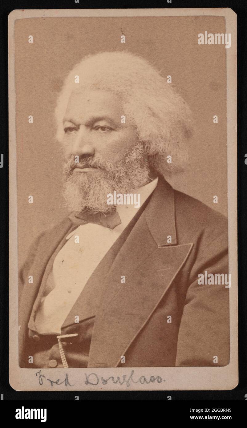 Portrait of Frederick Douglass (1817?-1895), 1878 Stock Photo - Alamy
