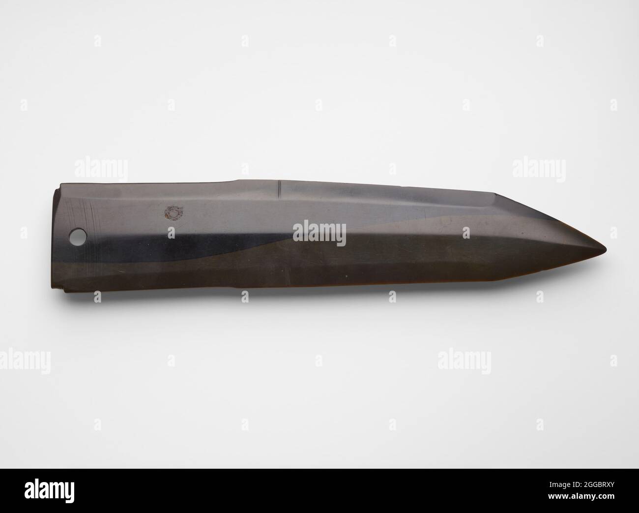 Dagger-axe (ge ?), fragment reworked, Erlitou culture or early Shang ...