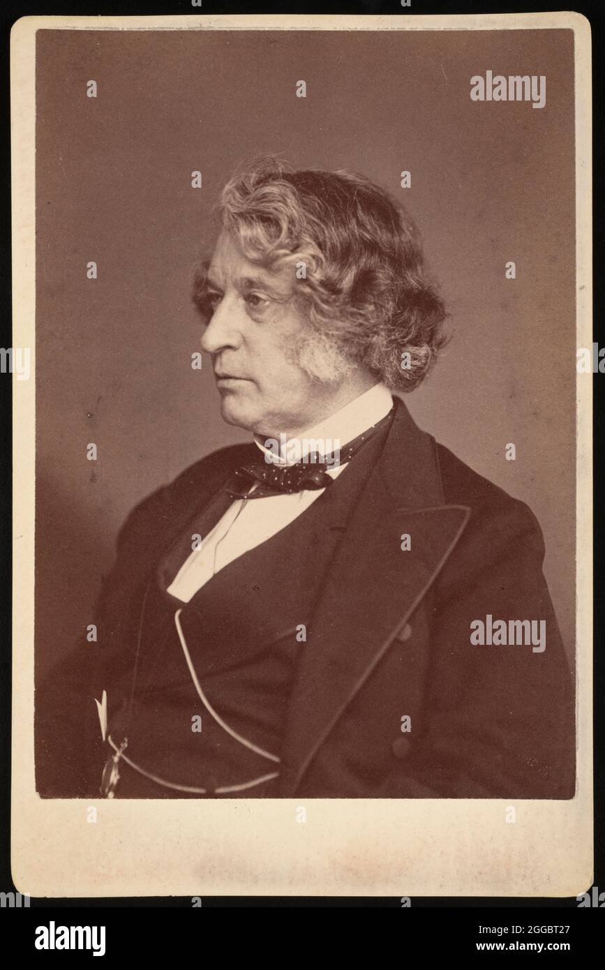 Portrait of Charles Sumner (1811-1874), 1874 Stock Photo - Alamy