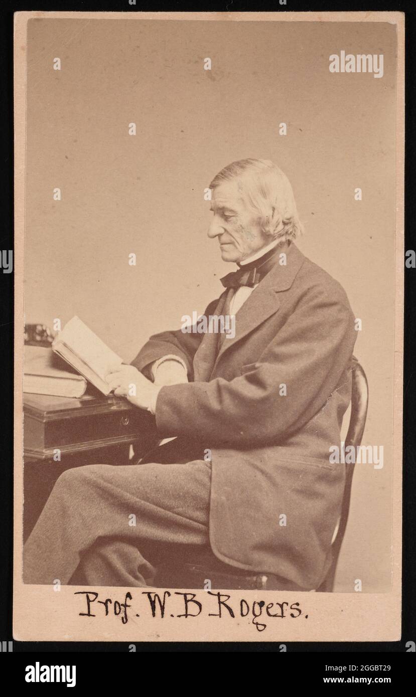 Portrait of William Barton Rogers (1804-1882), Between 1866 and 1873 ...