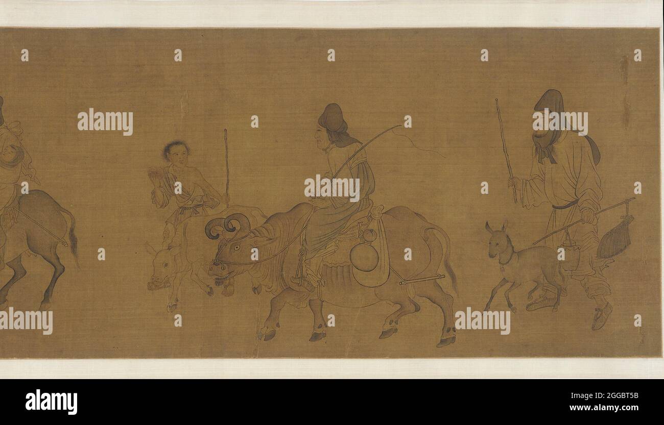 Returning Home after Harvest, Possibly Ming dynasty, (17th century ...
