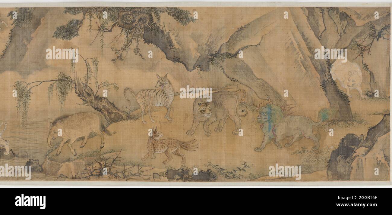Bestiary of real and imaginary animals, Ming dynasty, 1368-1644 ...