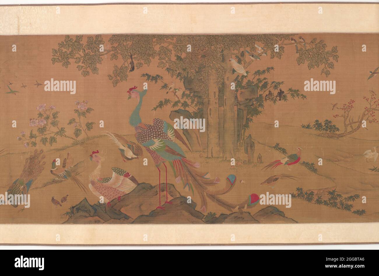 A Hundred Birds Worship the Phoenixes, Qing dynasty, 18th century ...