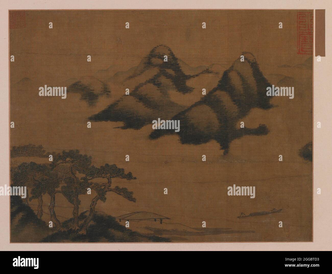Landscape, Ming dynasty, 1319-1644. Copy after Mi Fu Stock Photo - Alamy