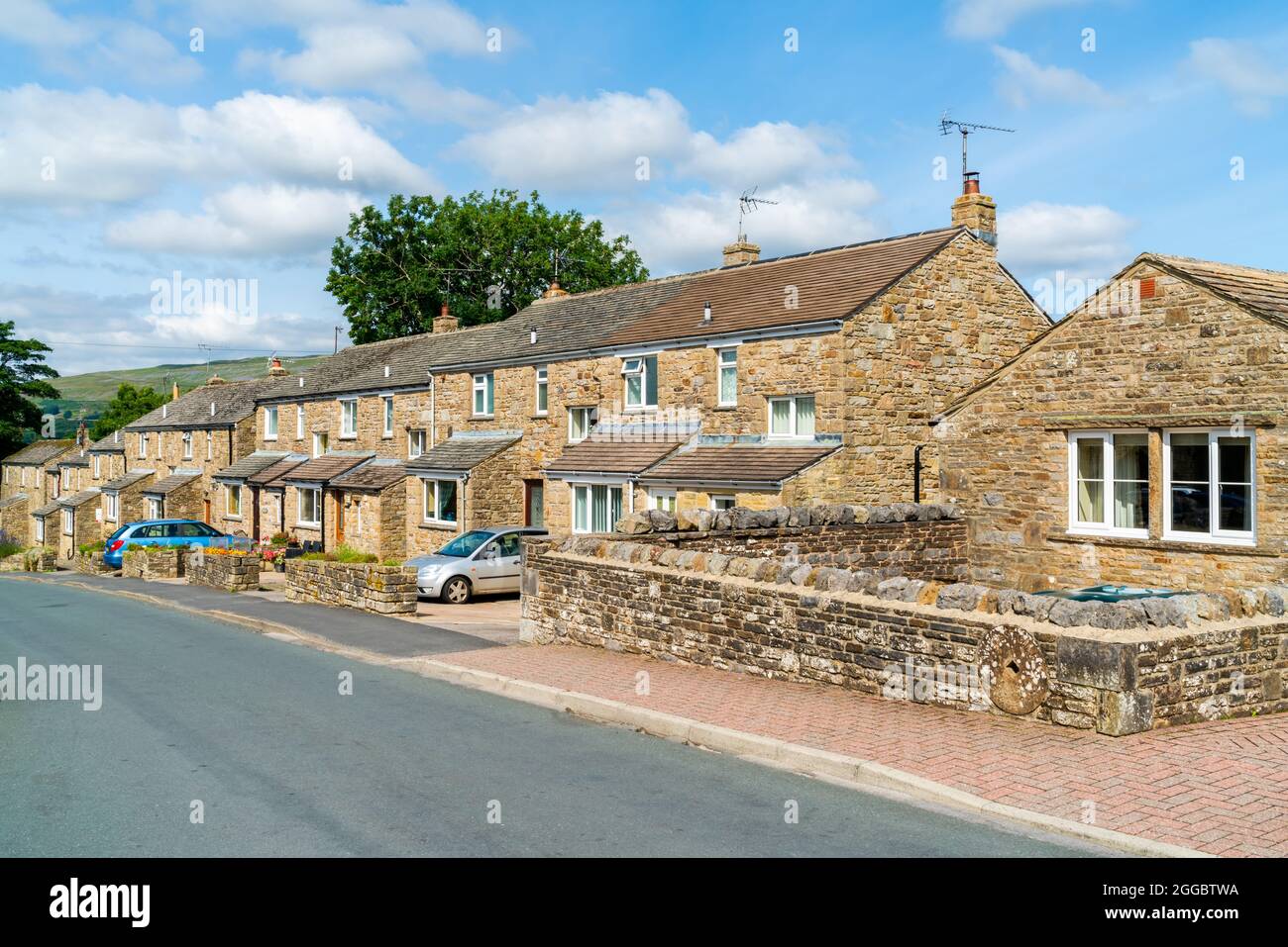 HAWES, UK - AUGUST 23, 2021: Hawes is a market town in the heart of ...