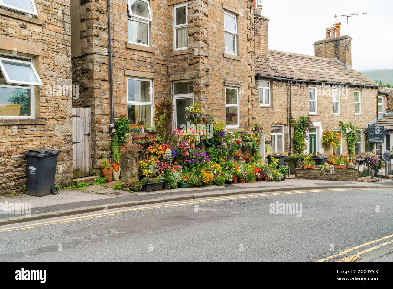 HAWES, UK - AUGUST 23, 2021: Hawes is a market town in the heart of ...