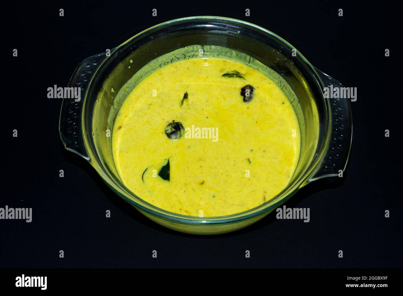 Closeup Image Of Kerala Onam Special Traditional Yellow Buttermilk ...