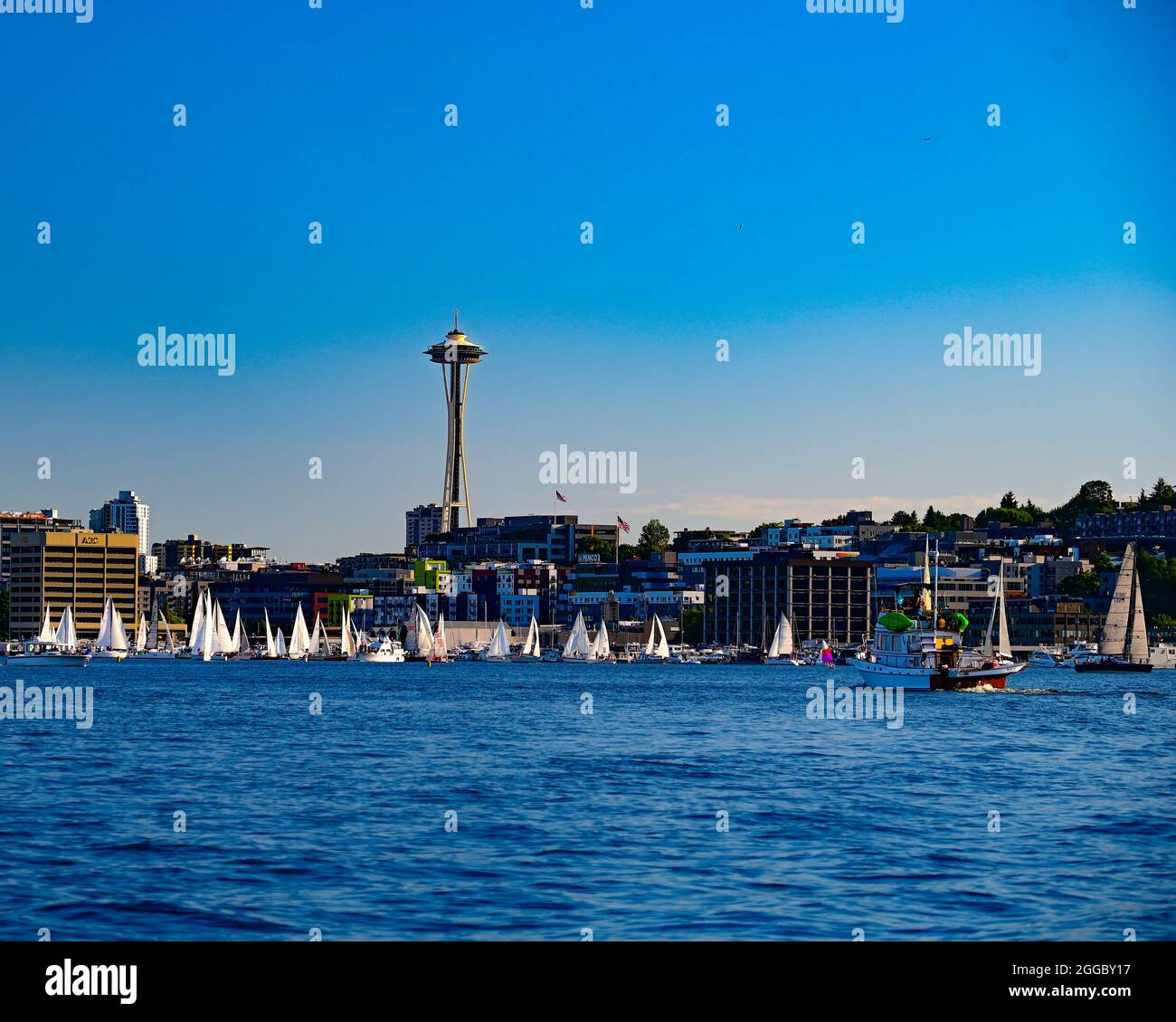 Seattle skyline city hi-res stock photography and images - Alamy