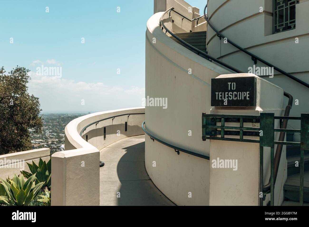 LOS ANGELES, UNITED STATES - May 23, 2020: The Griffith Observatory in ...