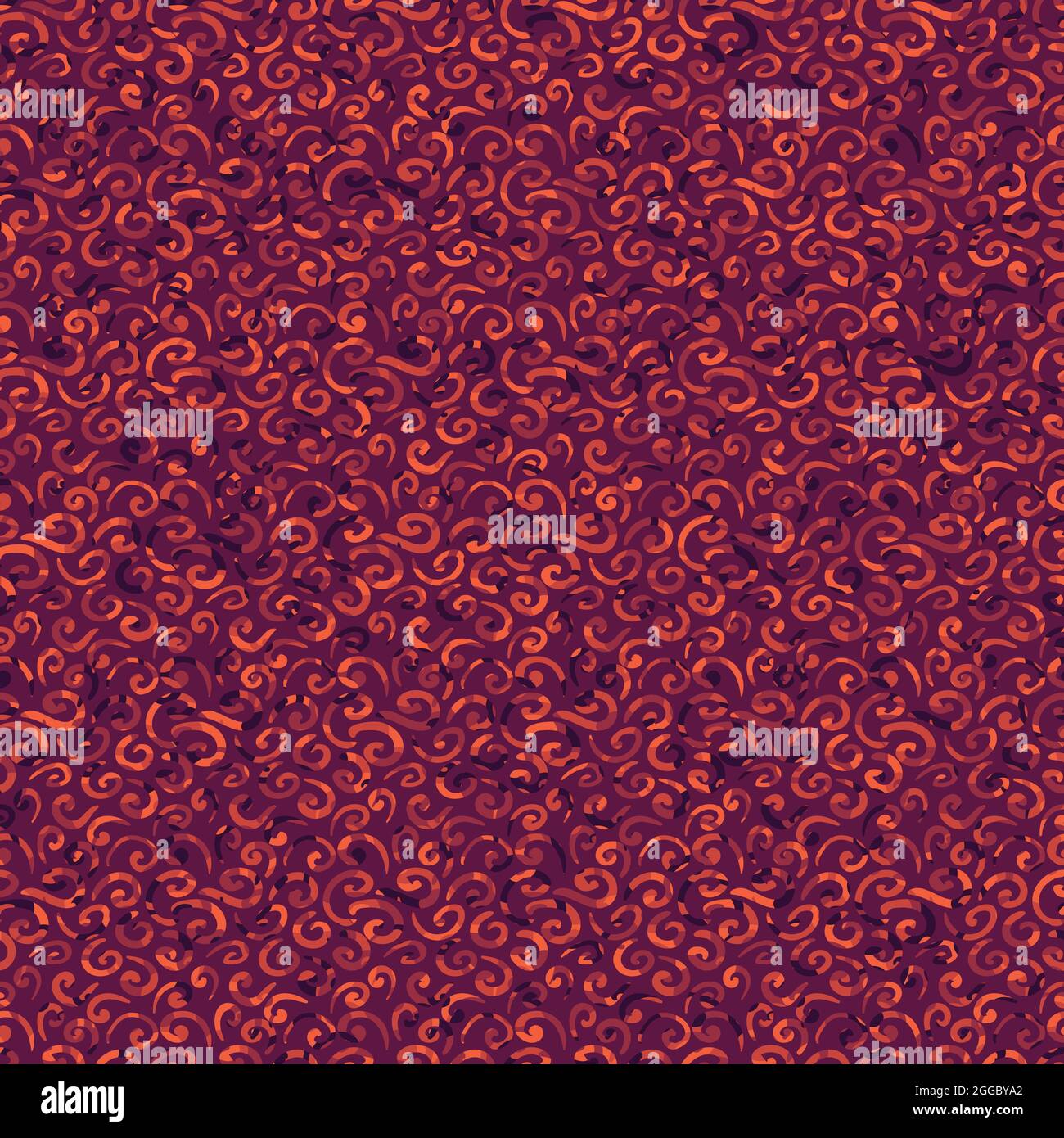 swirly worm seamless vector pattern in pinks Stock Vector Image & Art ...