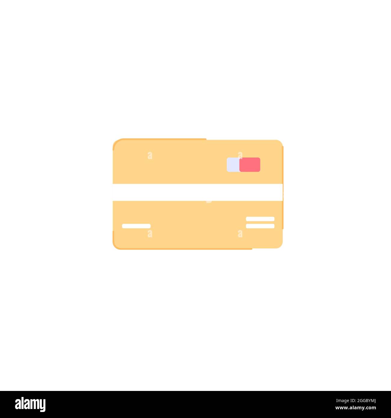 Flat cartoon payment card,vector illustration concept Stock Vector ...